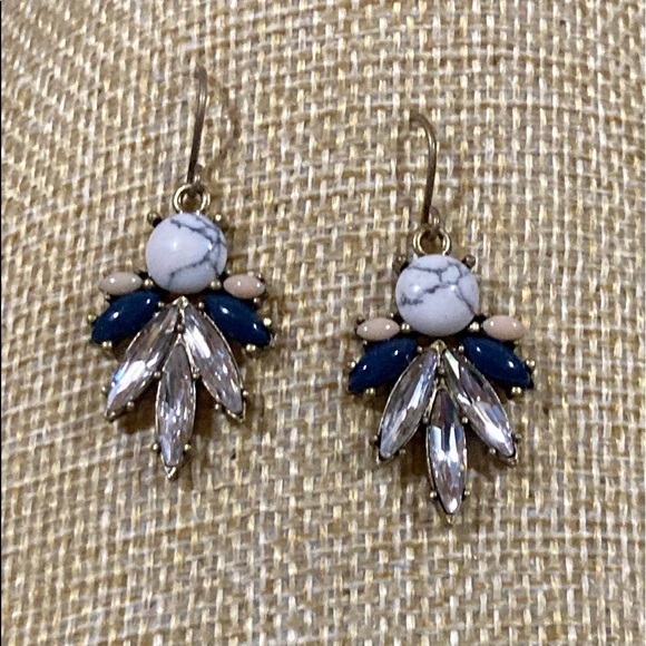 C.T.I. | Jewelry | Vintage Cti Marked Stone And Glass Pierced Earrings ...